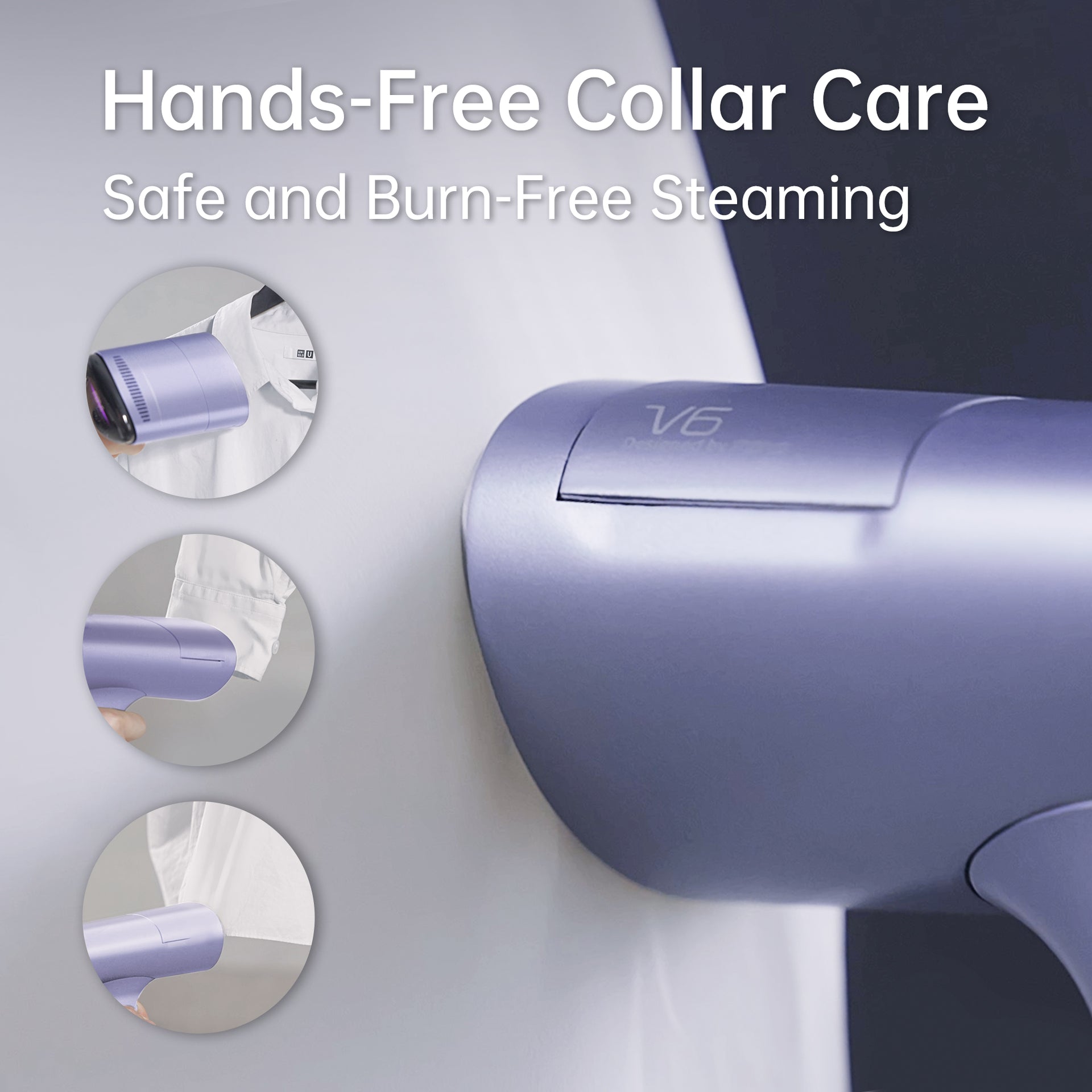 Morus V6 Vacuum Garment Steamer,Vacuum Sution Ironing Technology